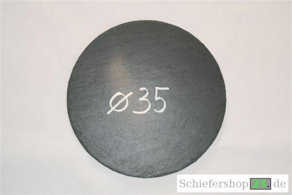 Schieferplatte Rund 40 Cm